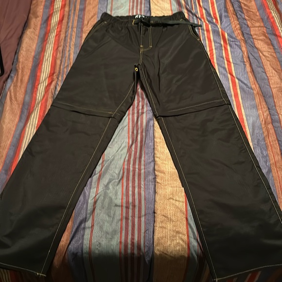 FTP | Pants | Ftp Nylon Ripstop Convertible Pants Black Small | Poshmark